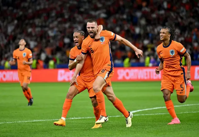 Netherlands vs Turkey highlights: De Vrij header and own goal knock out ...