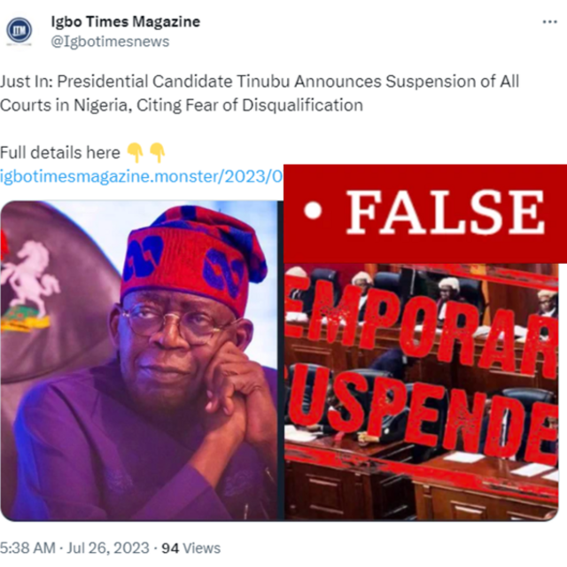 Presidential election tribunal judgement: Fake tori wey target judges ...