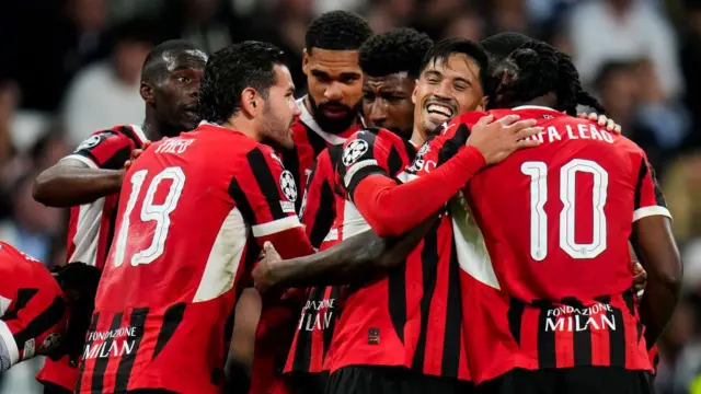 An doke Real Madrid karo na biyu a gida bayan da Milan ta ci 3-1 - BBC ...