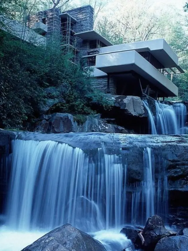 La increíble y polémica casa sobre una cascada de Frank Lloyd Wright, la "mejor obra de la ...