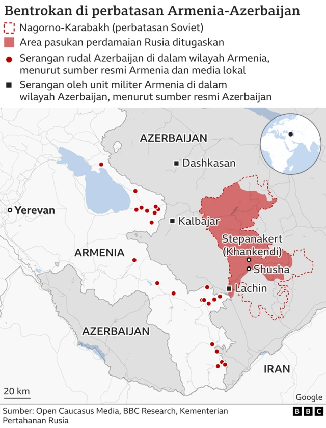 Armenia dan Azerbaijan: Ada apa di balik konflik dua negara bekas ... Armenia dan Azerbaijan: Ada apa di balik konflik dua negara bekas ...