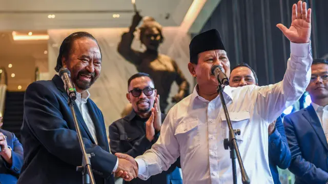 Pemilu 2024: Prabowo temui Surya Paloh di markas Partai Nasdem, ajak gabung kabinet? - BBC News ...