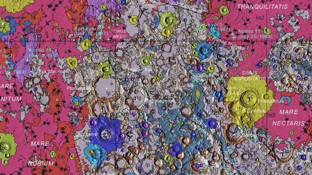 La Luna como nunca la habías visto: lo que revela el primer mapa ...