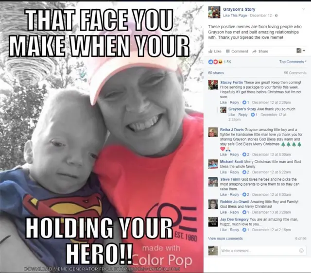 La madre que lucha contra los memes que se burlan de su hijo de 3 años ...