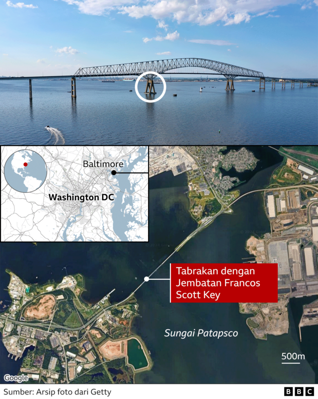 Jembatan Baltimore roboh: Apa yang kita ketahui sejauh ini tentang ...