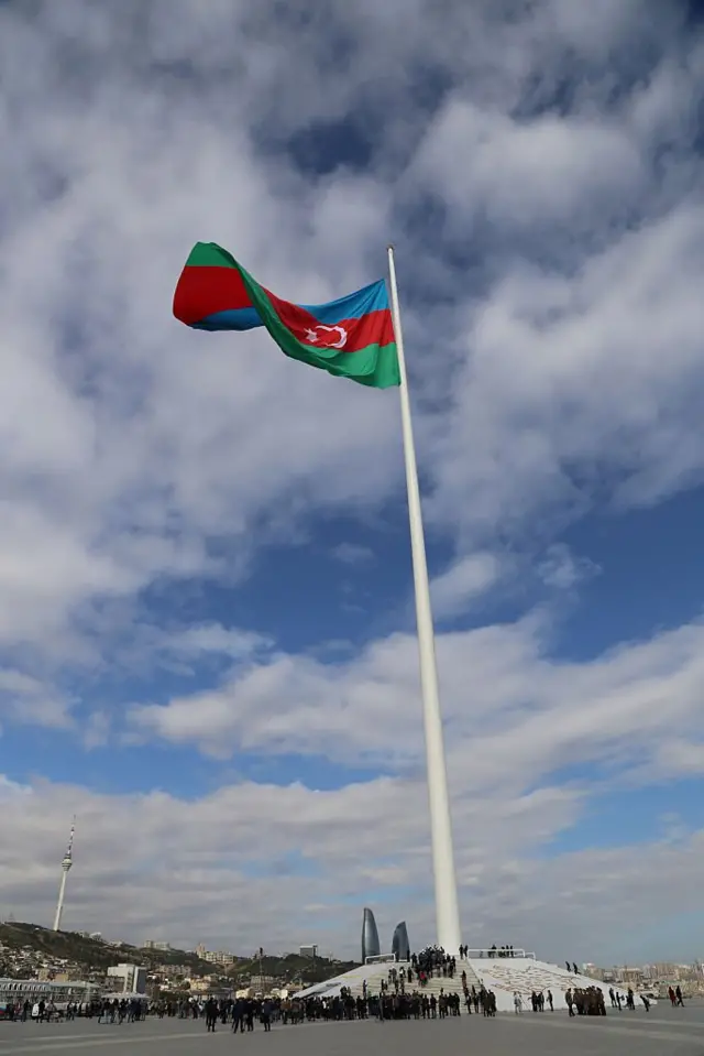 Azərbaycan: dünyanın ən böyük (keçmiş) bayrağı hardadır? - BBC News ...