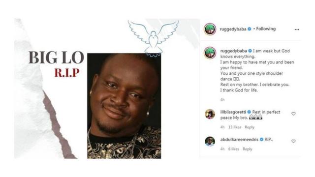 Nigerian music producer, rapper, Lotanna Udezue 'Big Lo' don die - BBC ...