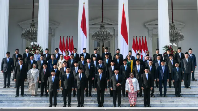Kabinet Merah Putih Prabowo Gibran Tergemuk Sejak Orde Baru Hingga Reformasi Bbc News Indonesia