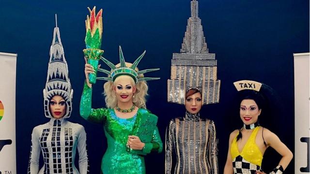 Las imágenes de una drag queen que complican el caso de George Santos ...