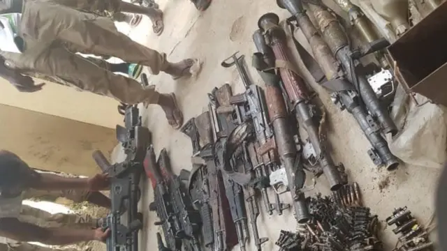 Boko Haram: Nigeria Army don kill 27 militants, recover guns, bullet - BBC News Pidgin