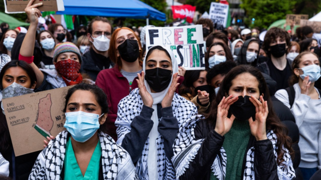 Demo protes perang Gaza: Kesaksian mahasiswa Indonesia tentang ... Demo protes perang Gaza: Kesaksian mahasiswa Indonesia tentang ...