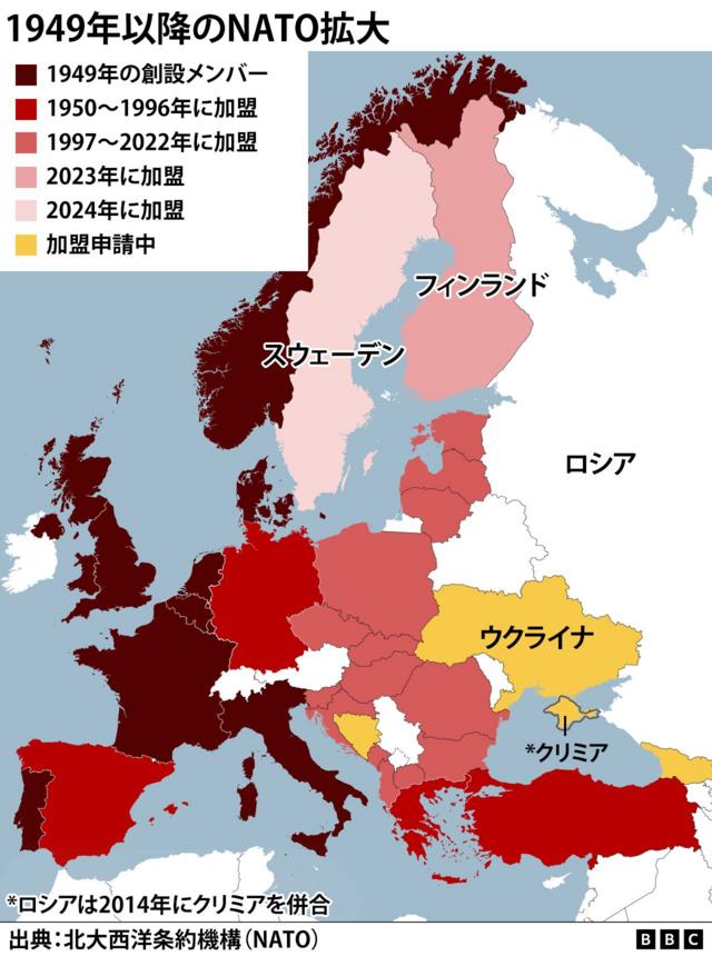 スウェーデンがNATOに正式加盟 「団結と連帯」を強調 - BBCニュース