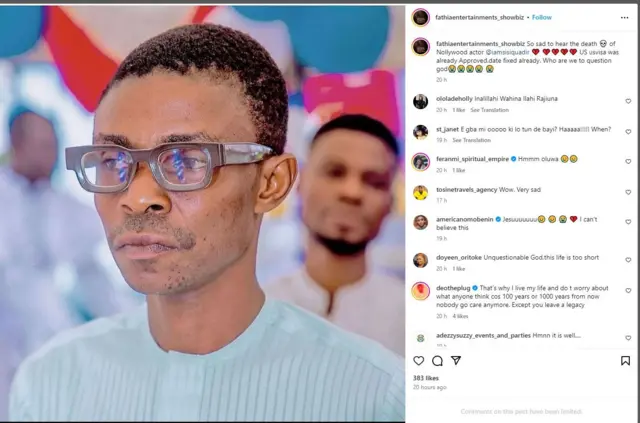 Kò tíì pé ọdún kan tí ìyá wa kú tí Sisi Quadri náà tún jáde láyé ...