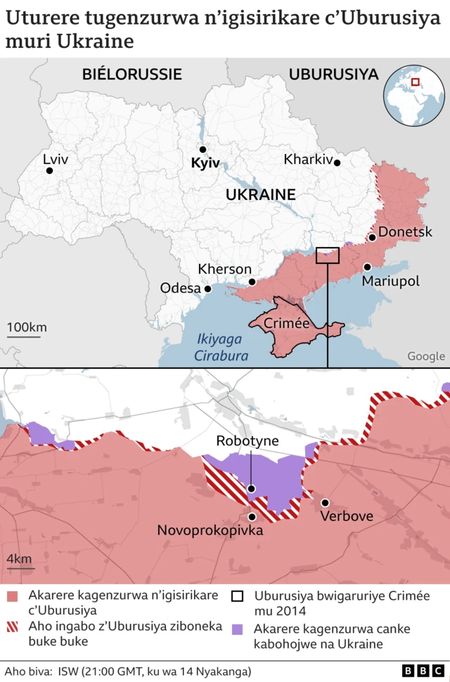 Intambara yo muri Ukraine: ubwo hoba hari intambwe mu gitero co kwivuna ...