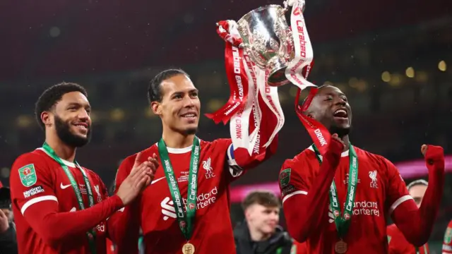 Chelsea vs Liverpool Carabao Cup final highlights Virgil van Dijk late goal against Chelsea earn Liverpool Carabao Cup BBC News Pidgin