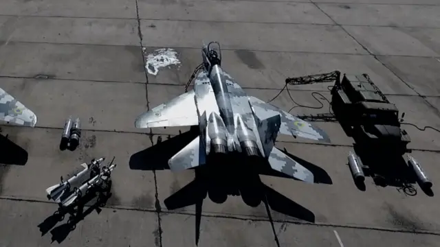 La desigual y feroz batalla por el control de los cielos de Ucrania - BBC News Mundo