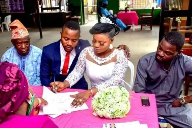 Ikoyi marriage registry Certificates from Federal Marriage Registry Ikoyi dey valid FG BBC News Pidgin