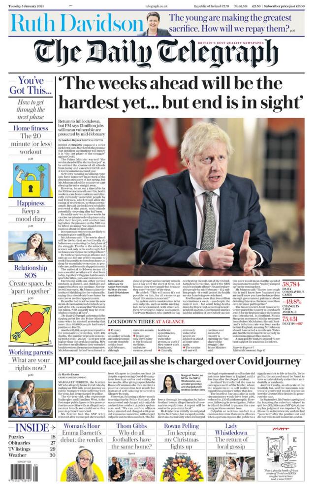 İngiltere basınında '3. sokağa çıkma kısıtlaması' dönemi: 'En başa geri ...