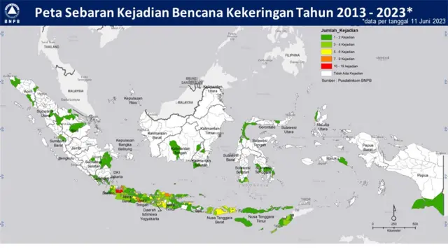El Nino: Beberapa daerah di Indonesia mulai alami kelangkaan air bersih - BBC News Indonesia