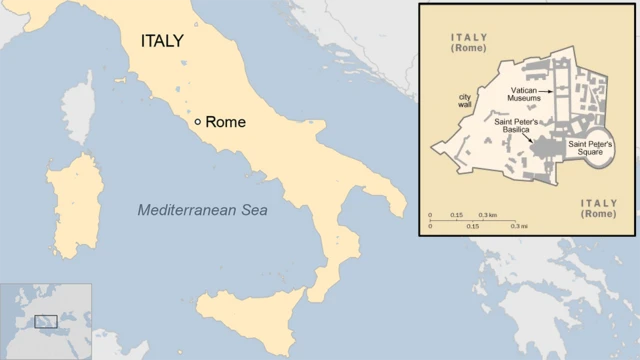 The Vatican Rome Map