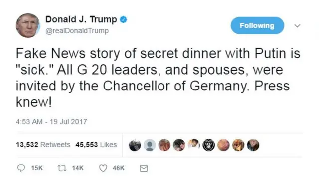 Trump Və Putin Almaniyada Gizli Görüş Də Keçirib Bbc News Azərbaycanca