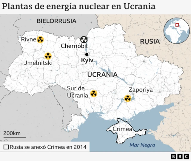 Ucrania denuncia que un dron ruso alcanzó el escudo antirradiación de ...