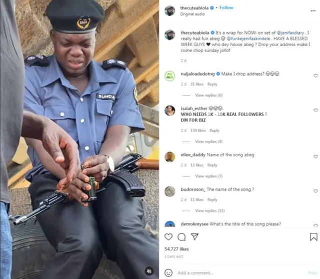 The Cute Abiola: Skit maker fit chop prosecution over police skit video? Human rights lawyers ...