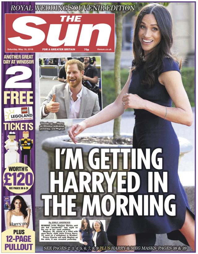 Royal Wedding: See how UK dey follow Meghan and Harry - BBC News Pidgin