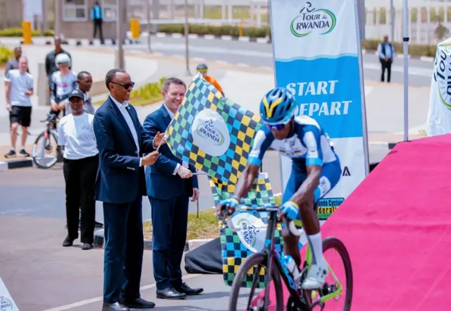 Tour du Rwanda: Aldo Taillieu yatsinze agace kabanziriza - BBC News Gahuza
