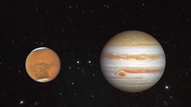 Marte y Júpiter: cómo puedes ver a los dos planetas muy juntos antes ...