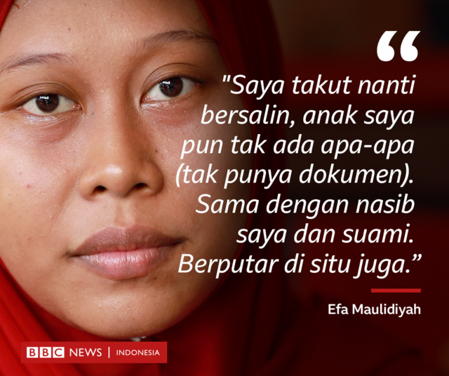 Ibu orang Indonesia, bapak warga Malaysia: 'Saya lahir dan besar di negeri ini, tapi tak punya ...