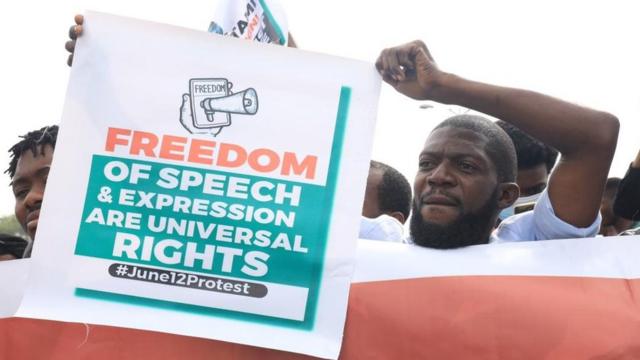 June 12 protest pictures from Lagos, Abuja, London and oda states ...