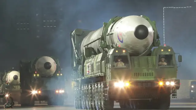 El desafiante discurso de Kim Jong-un en el gran desfile militar donde ... El desafiante discurso de Kim Jong-un en el gran desfile militar donde ...