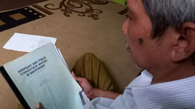 Pembantaian 'dukun santet' 1998-1999 di Banyuwangi: 'Ada tanda silang, lampu tiba-tiba mati, dan ...