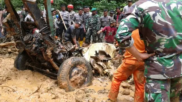 Banjir dan longsor Sumbar: lima tewas ratusan rumah hancur - BBC News Indonesia