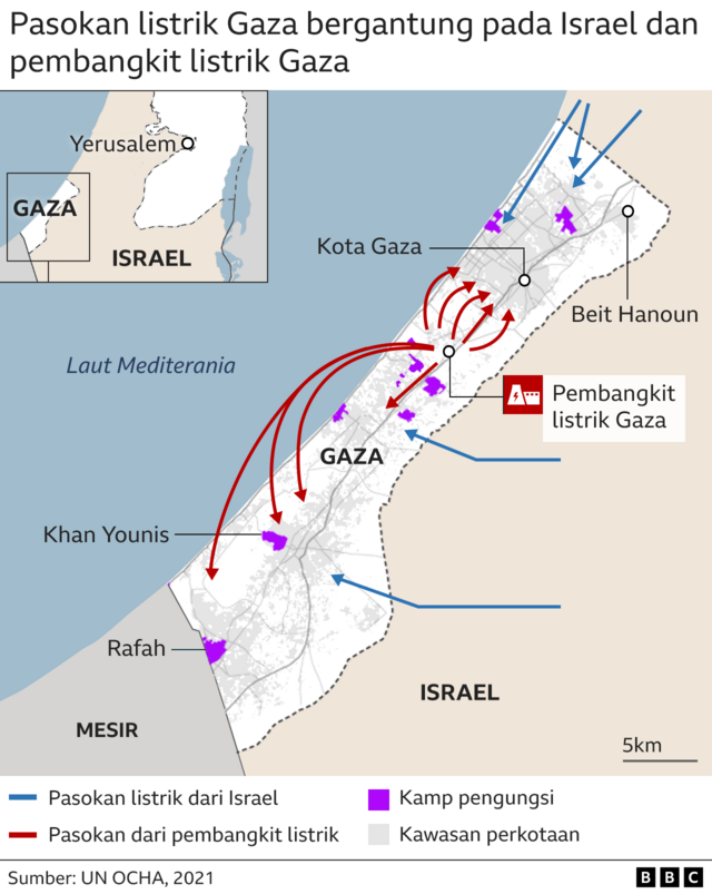 Palestina: Truk bantuan akan masuk ke Gaza melalui Rafah setelah Israel stop listrik, air, dan ...