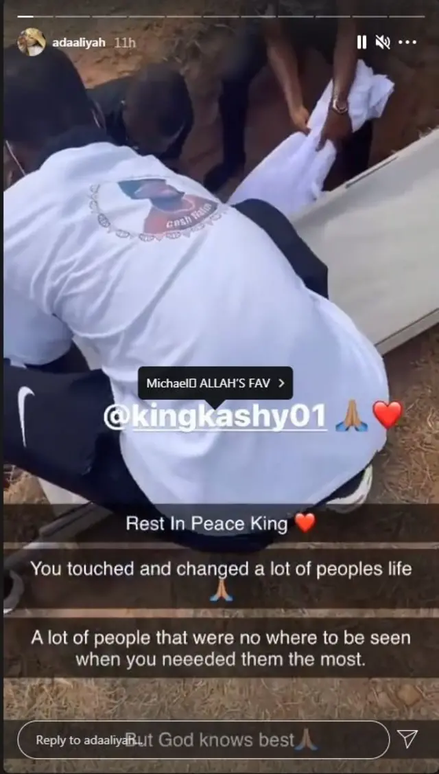 Barry Jhay and Kashy Godson: Mo mọ̀ pé o ti wà ní ẹnu ibodè ọ̀run ...