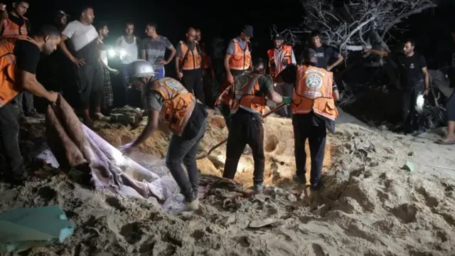 Izrael i Palestinci: Ubijeno najmanje 40 ljudi u napadima na sigurnu zonu Gaze - BBC News na srpskom