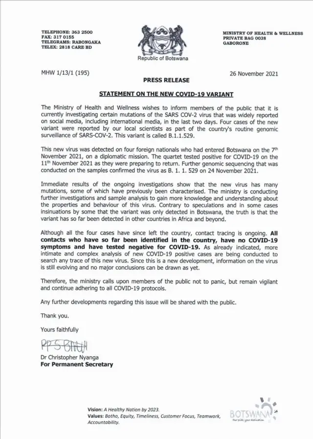 Omicron Variant: African nations wit new Omicron coronavirus variant ...