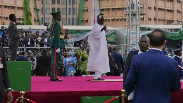 Bola Tinubu inauguration: Pictures of how Tinubu swearing in ceremony happun - BBC News Pidgin