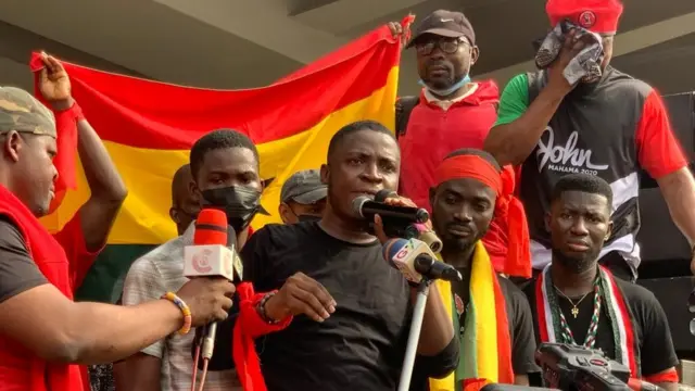 E-levy Ghana: Ghanaians hit streets of Accra to protest against ...