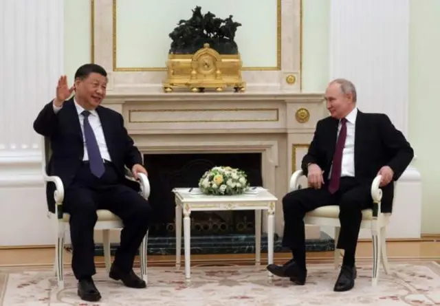 Qué buscan Vladimir Putin y Xi Jinping con su encuentro en Moscú - BBC News Mundo