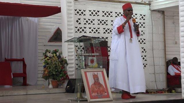 Holy Aruosa Church: Di Oba of Benin na im be di head of our church ...