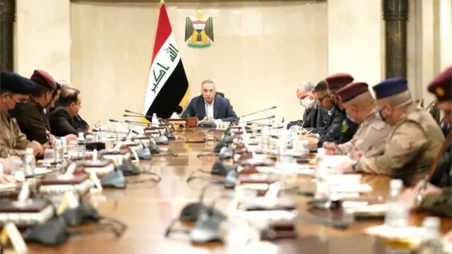 مصطفى الكاظمي المجلس الوزاري للأمن الوطني العراقي يدين محاولة اغتيال