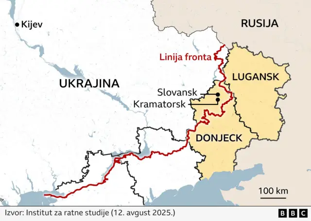Sastanak Trampa i Putina: Teritorija ratom razorene Ukrajine - u mapama ...