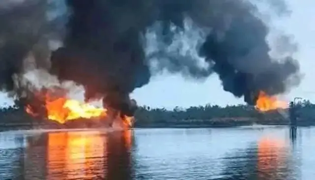 Pipeline explosion in Rivers State: Police arrest two pipo for Trans Niger pipeline incident ...