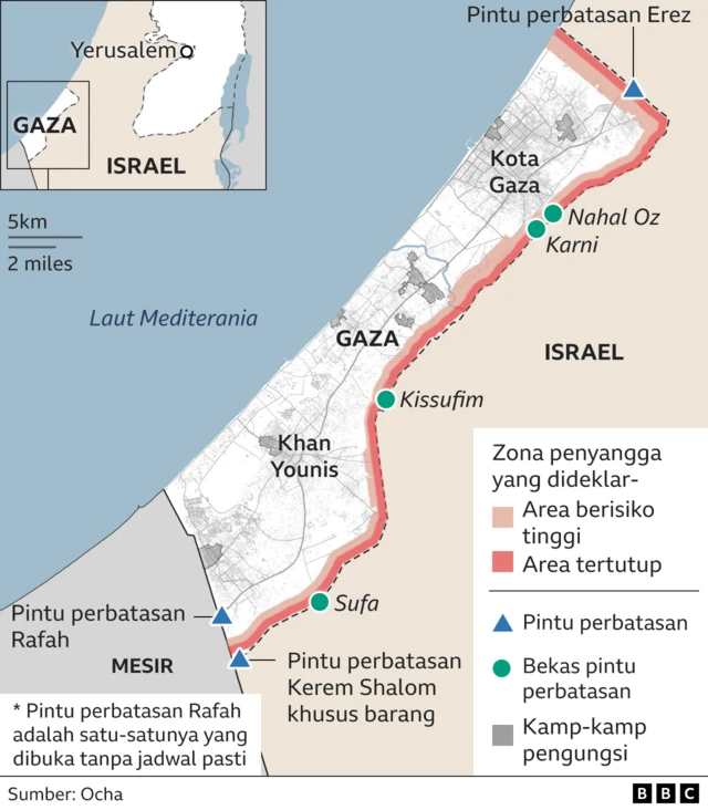 Palestina: Apa itu perbatasan Rafah dan mengapa menjadi jalur penyelamat warga Gaza? - BBC News ...