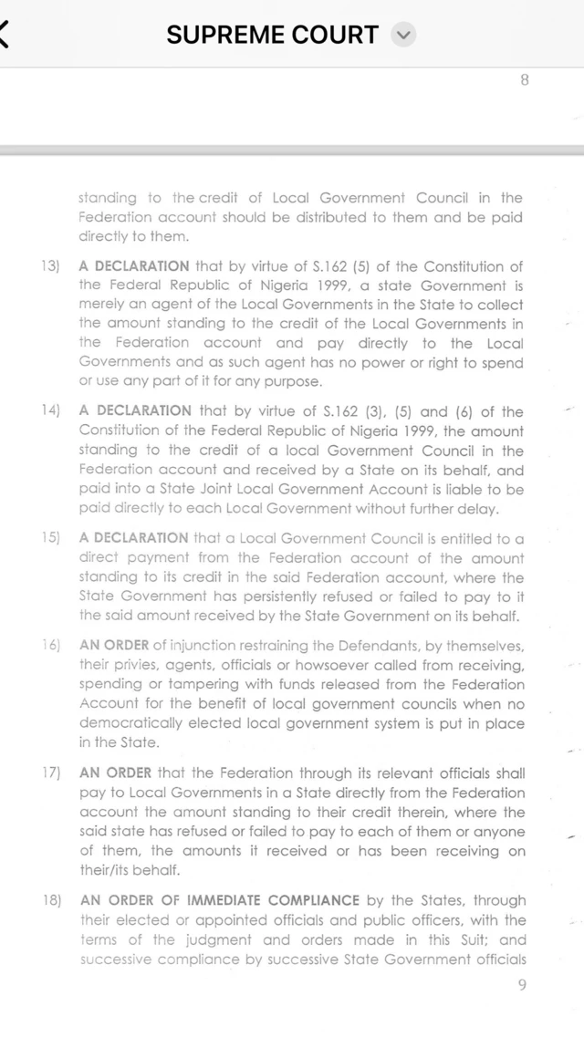 Local government autonomy: Supreme Court judgement on financial ...