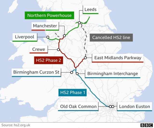 Anh Quốc: Dự án xe lửa HS2 đội vốn nhiều tỷ ‘sắp bị cắt ngắn’? - BBC ...