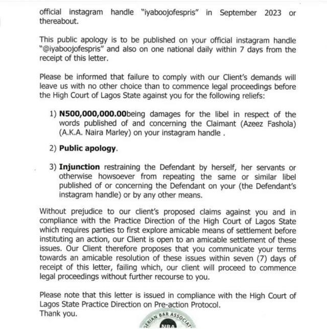 Mohbad: Naira Marley fẹ́ pe Iyabo Ojo, ìwé ìròyìn Punch àti àwọn mìí l'ẹ́jọ́ - BBC News Yorùbá